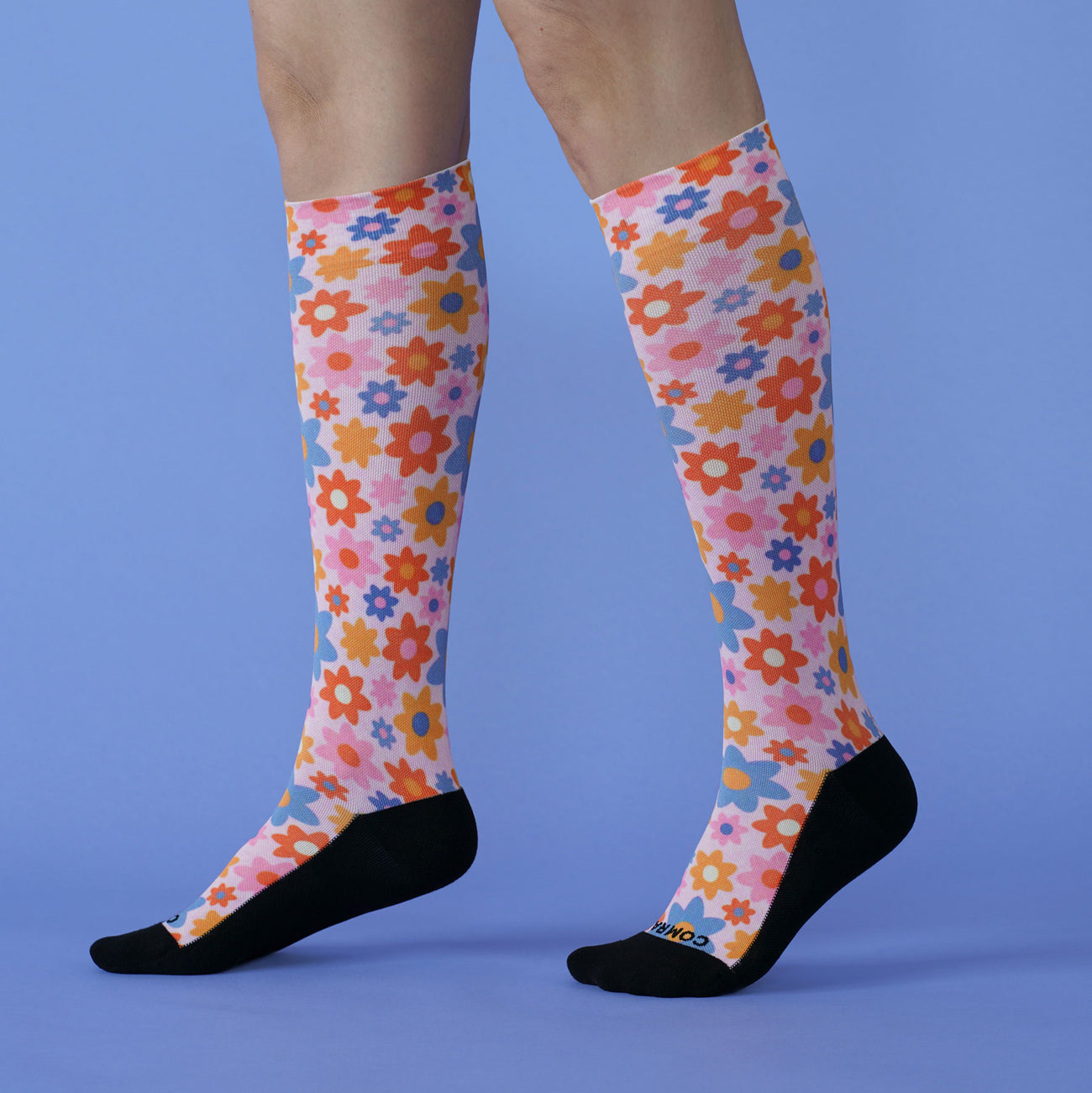 Cute Compression Socks | Fun Patterned & Printed Support by Comrad